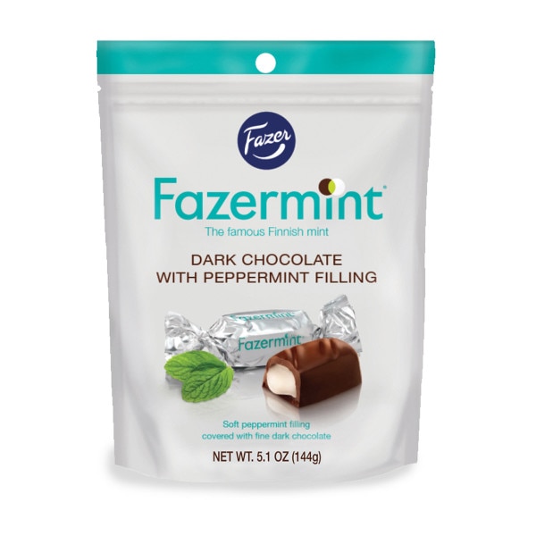 Fazer Fazermint® Dark Chocolate Peppermint Creams Bag | Chicago ...