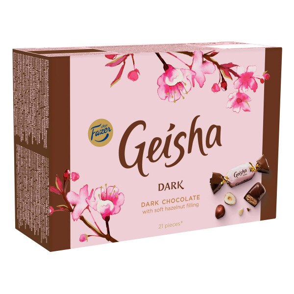 Fazer Geisha Dark Chocolate with Hazelnut Filling Box | Chicago ...