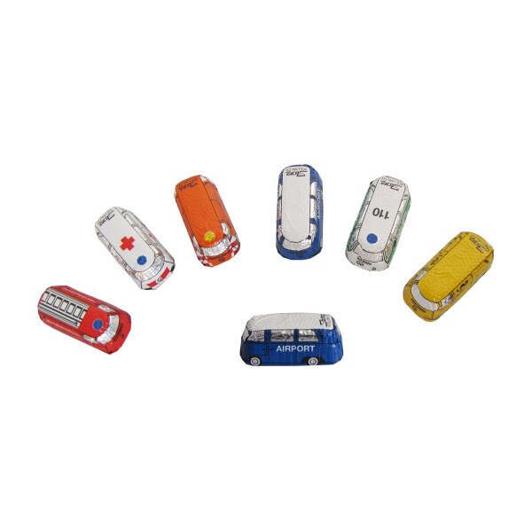 Storz Milk Chocolate Assorted Buses Display | Chicago Importing Company